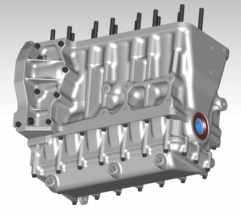 billet engine block VR6 24V gen2 | hstm-bmb-gen2