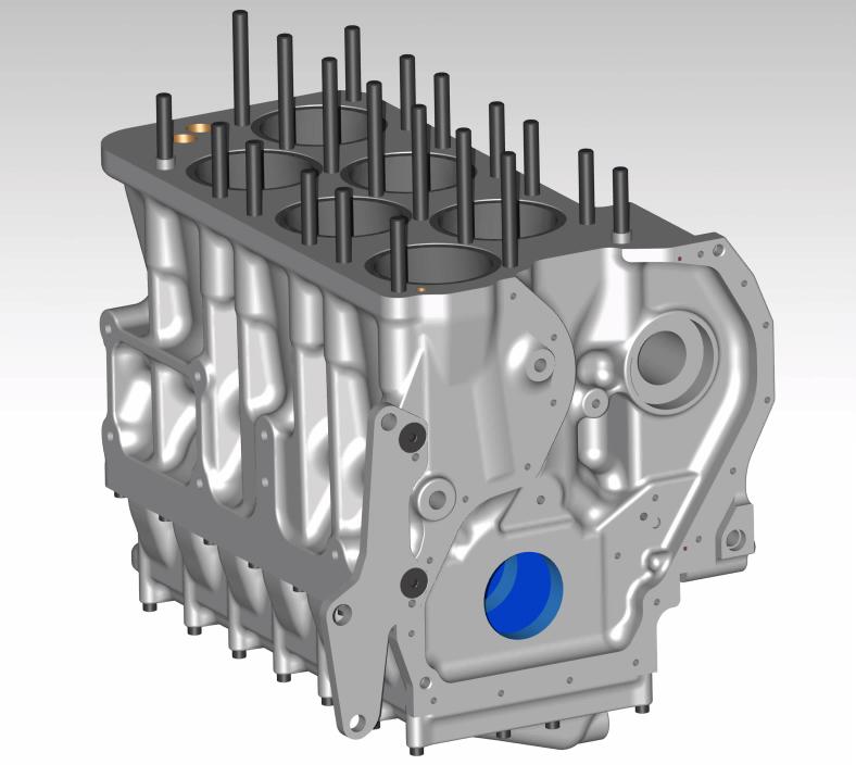 billet engine block VR6 24V gen2 | hstm-bmb-gen2